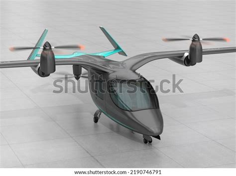 전기 Vtol 여객 항공기가 지상에서 이륙할 스톡 일러스트 2190746791 Shutterstock