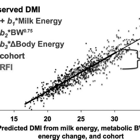 Residual Feed Intake Rfi As A Measure Of Feed Efficiency Cows That