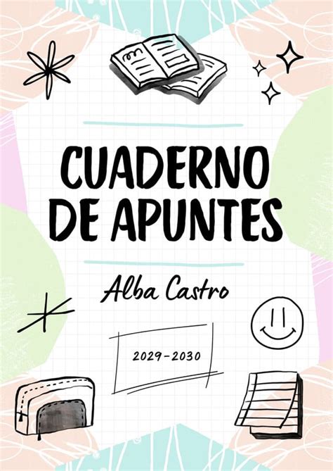 Plantillas De Carátulas Escolares Online Gratis Canva