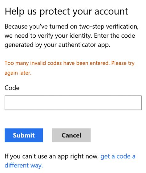 Authenticator Code