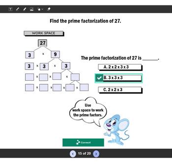 Prime Factorization By Go Interactive Math TPT