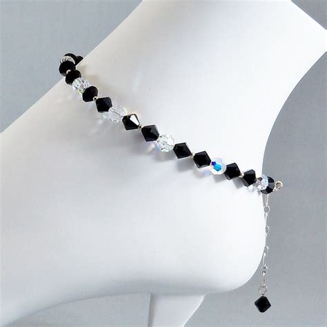 Swarovski Ankle Bracelet Etsy