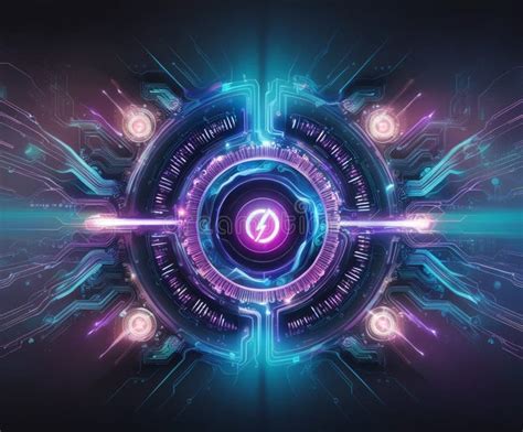 Technology Mesmerizingabstrac Stock Image Image Of Light Blue