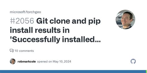 git clone and pip install results in successfully installed unknown 0