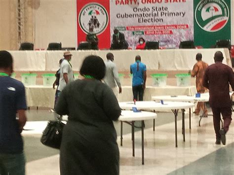 Ondo Pdp Primaries Voting Begins As Ugwanyi Assures Aspirants Of Hitch