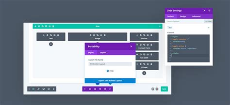 how to export a divi page layout that has custom code artofit