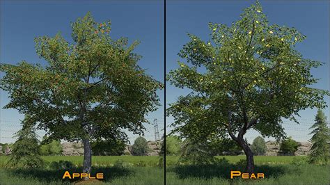 PLACEABLE FRUIT TREES PACK V FS Mod FS Net