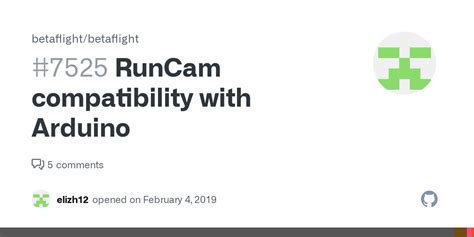 Runcam Compatibility With Arduino · Issue 7525 · Betaflightbetaflight