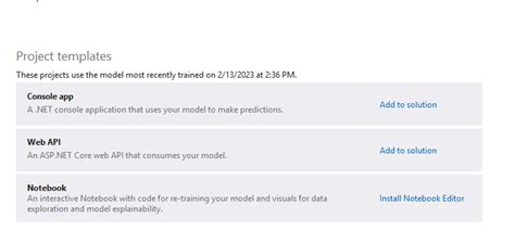 Model Builder Should Allow For Me To Get The Model Directly · Issue