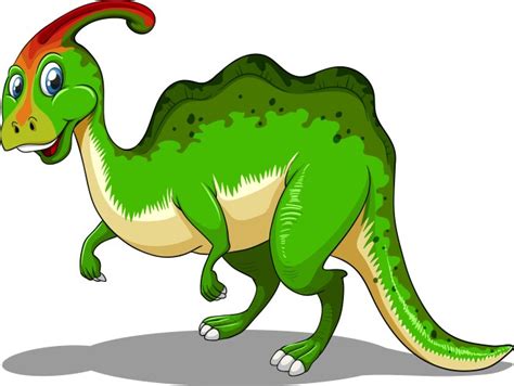 Brachiosaurus Sauropod Dinosaur Cartoon Character Vector Image