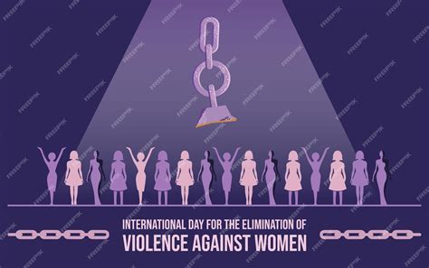 Premium Vector International Day For The Elimination Of Violence