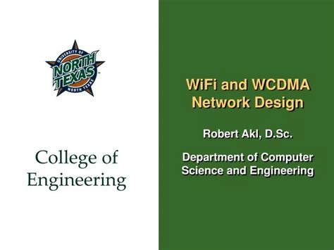 Ppt Wifi And Wcdma Network Design Powerpoint Presentation Free