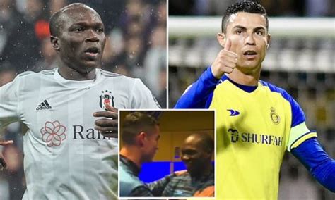 Cristiano Ronaldo Tried To Stop Angry Vincent Aboubakar From Leaving