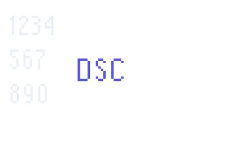Dsc Font Free Download