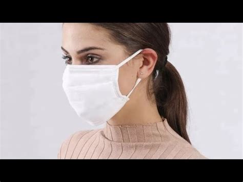 Маска из марли СВОИМИ РУКАМИ. Легко и просто - YouTube