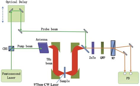 The Experimental Terahertz Time Domain Spectroscopy System Download Scientific Diagram