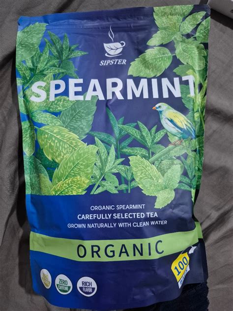 Sipster Spearmint Tea 100 Bags Food And Drinks Beverages On Carousell