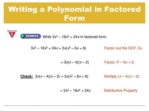 Polynomials Linear Factors Ppt Download