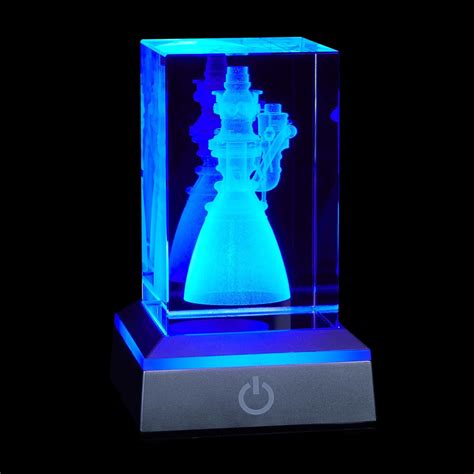 Emgtms Yandz Spacex Starship Raptor 3 Engine Night Light 3d Rocket