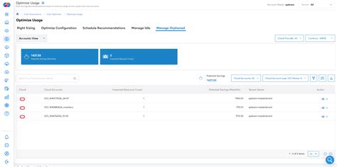 Optimize Usage Orphaned