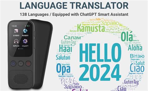 Amazon.com : Language Translator Device, S80 Two Way Translator in 138 Languages, 2.0 Inch ...
