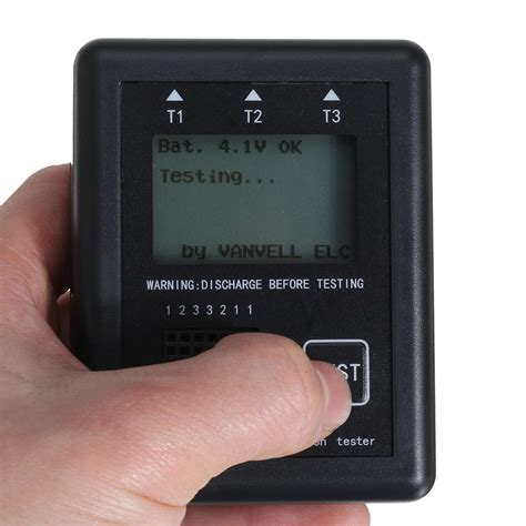 Multi Function Resistor Transistor Tester With Shell Includes Esr And Diode Triode Capacitor