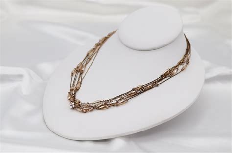 Handmade Muti Layered Crystal Necklace Tgi Jewelry
