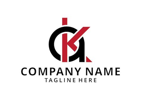Premium Vector Illustration Modern Letters Ak A And K Logo Design Template Vector Ka Monogram