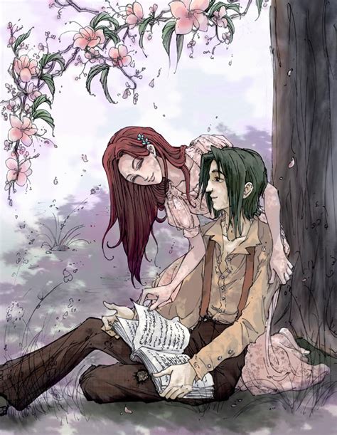 Springtime Severus Snape And Lily Evans Fan Art 18374675 Fanpop
