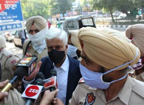 Punjab Ex Dgp Sumedh Saini Appears Before Sit At Mohali In Multani Case