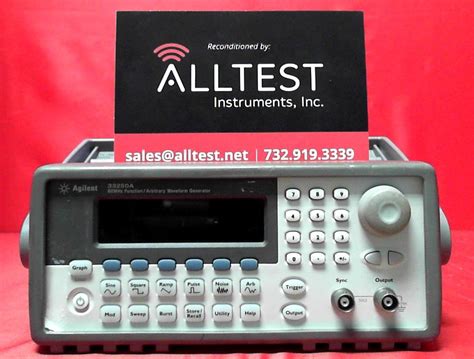 33250a Agilentkeysight 80mhz Functionarbitrary Waveform Generator
