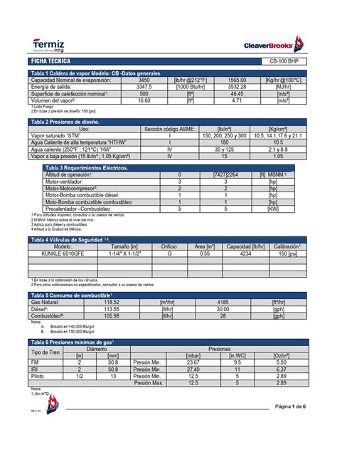 caldera cleaver brooks pdf combustible diesel vapor
