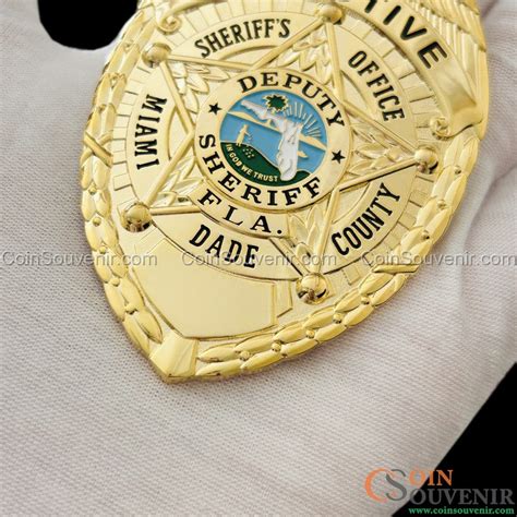 Mdso Detective Miami Dade Sheriffs Office Badge Coin Souvenir