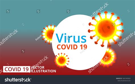 Virus Microbe Microbiology Background Computer Virus Stock Vector