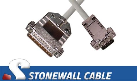 Null Modem DB25M DB9M Cable Stonewall Cable