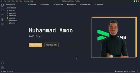 Muhammad Amoo On Linkedin Excited To Share My New Portfolio Page