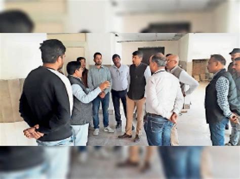 Dc Reprimanded The Contractor For Not Completing The Work Till 15 Cm