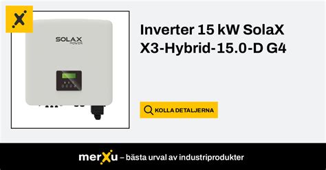 Solax Power Inverter 15 Kw Solax X3 Hybrid 150 D G4 Merxu