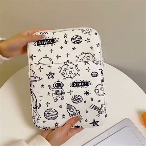 Sleeve Tas Pouch Laptop Lenovo Yoga Inci Gambar Astronot