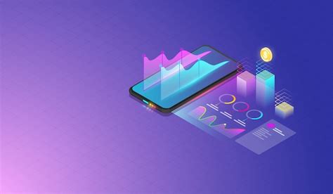 Premium Vector Mobile Data Analysis Research Planning And Statistics