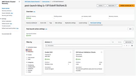 Automate Post Recovery Actions Using Amazon Elastic Disaster Recovery