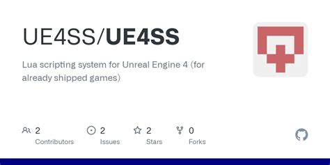 github ue4ss ue4ss lua scripting system for unreal engine 4 for already shipped games