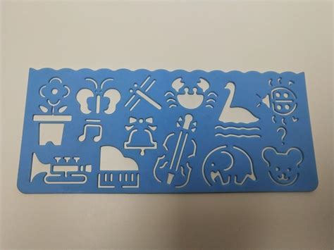 Lettering Stencil Set Hobbies And Toys Stationary And Craft Craft