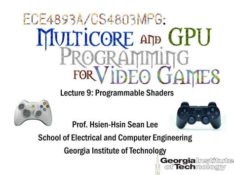 Ppt Lecture 9 Programmable Shaders Powerpoint Presentation Free