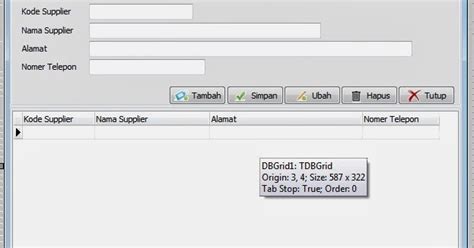 Membuat Aplikasi Penjualan Pos Dengan Delphi Part4 Tutorial Delphi