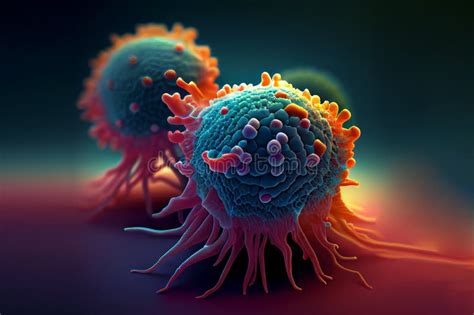 Cancer Cells Destroyed By Oncogenic Virus Cell Modifying Virus
