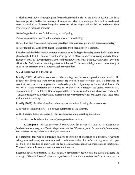 Strategy Implementation Execution Pdf