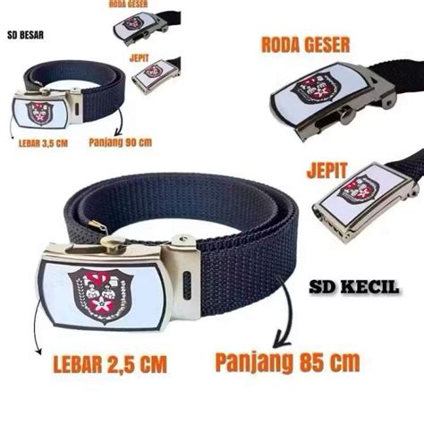 Jual Gesper Sekolah Sd Sabuk Sekolah Sd Ikat Pinggang Sekolah Sd Geser Dan Jepit