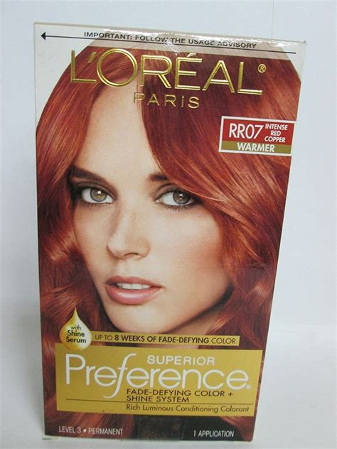 Loreal Superior Preference Rr07 Intense Red Copper Warmer 1 Ea