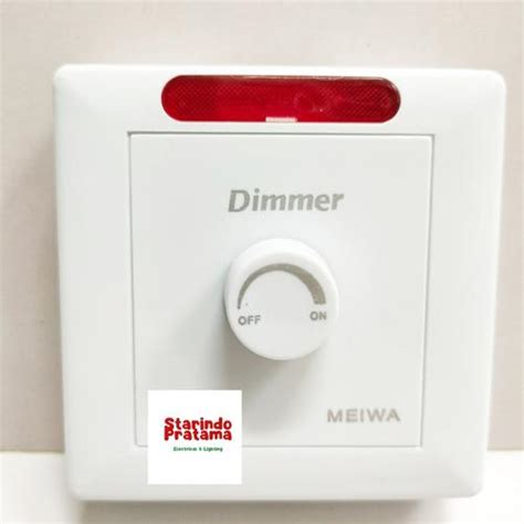 Jual Saklar Dimmer Lampu 220v 10a Peredup Lampu Meiwa Jakarta Barat